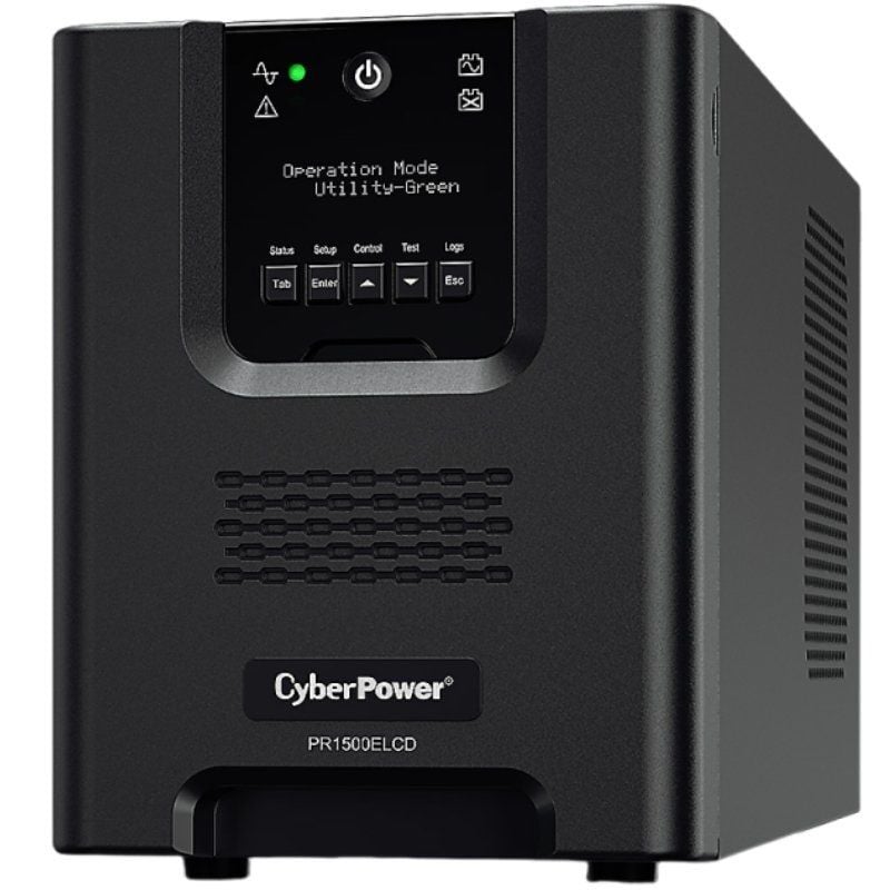 SAI Línea Interactiva Cyberpower PR1500ELCD/ 1500VA-1350W/ 8 Salidas ...