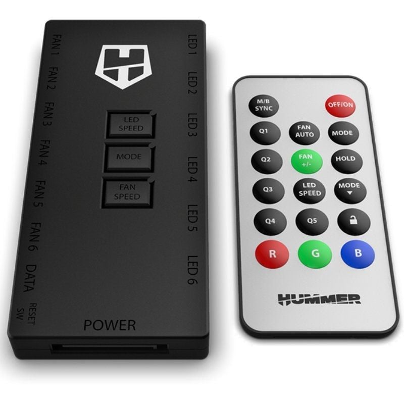 Controlador Hub Remoto Nox R-Hub para Ventiladores ARGB - Ontronic