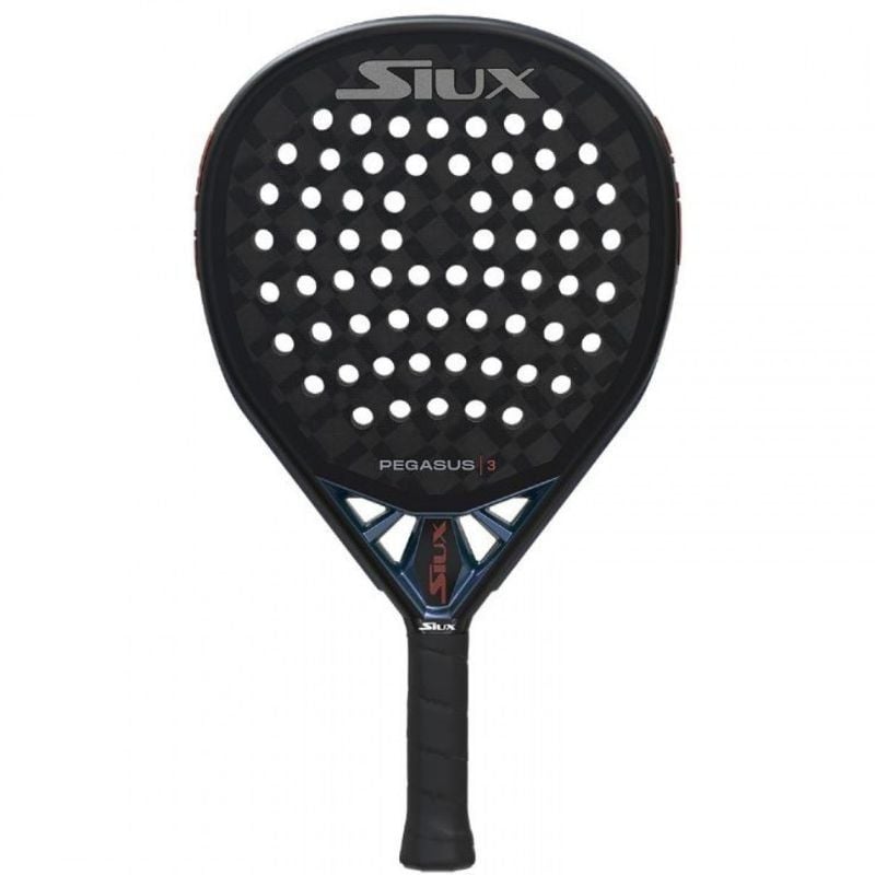 Pala de Pádel Siux Pegasus 3 2025/ Negro y Azul - Ontronic